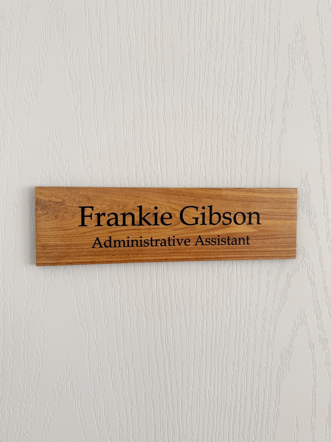 Personalised Rustic Wall Name Plate, Custom Door Plate, Sign, Wooden ...