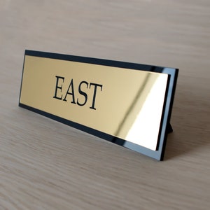 Personalised Desk Name Plate Custom Engraved Desk Sign - Etsy