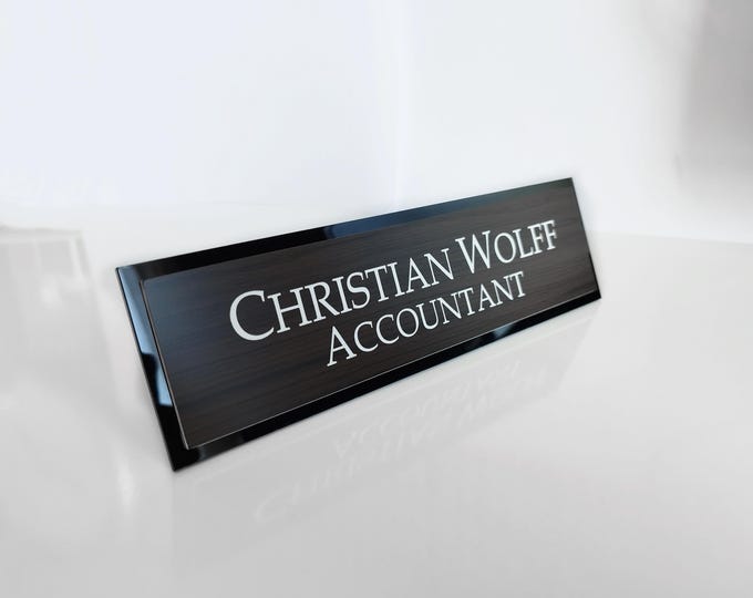 Custom Engraved 2x10 Name Plate / Personalized Customized Wall Door ...