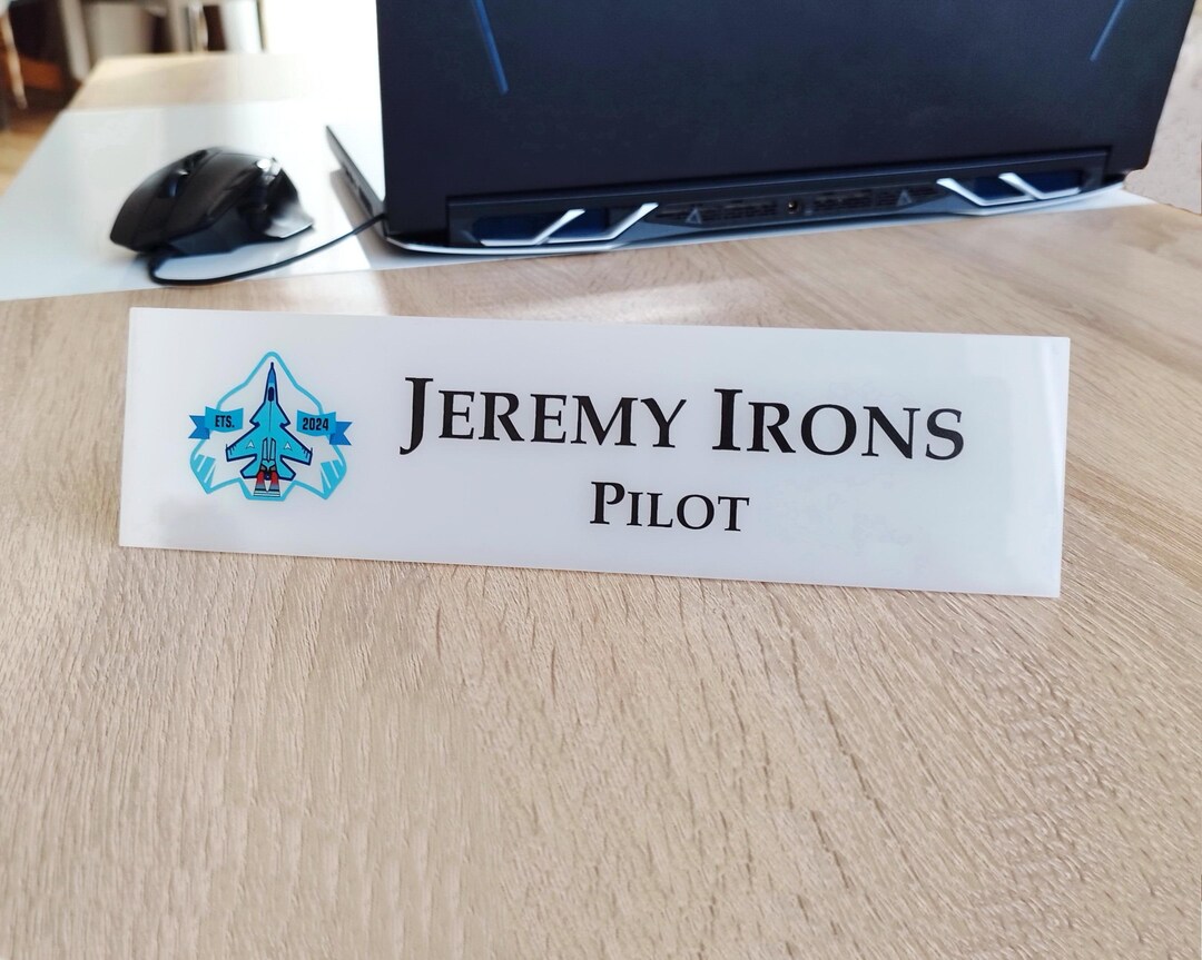 Personalized Desk Name Plate, Custom Made Desk Sign, Office Plaque ...