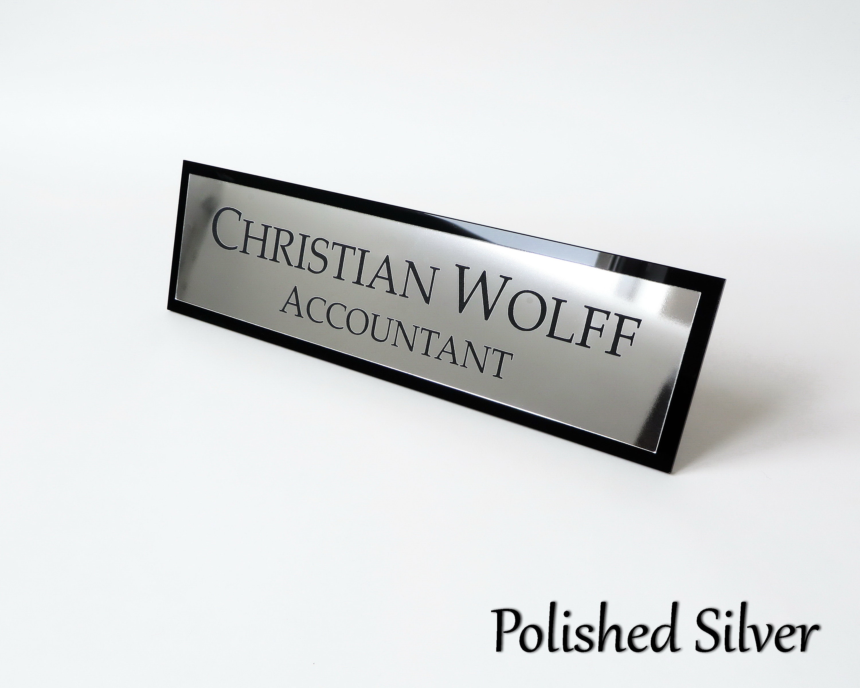 Personalised Desk Name Plate Custom Engraved Desk Sign - Etsy