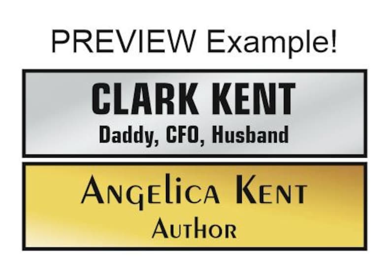 Executive Personalised Door Plate Custom Engraved Wall | Etsy