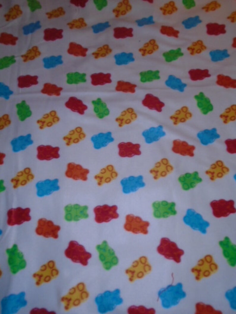 Gummy Bears ~ Multi Colored Gummy Bear Candy Double Sided Hand Tied ...
