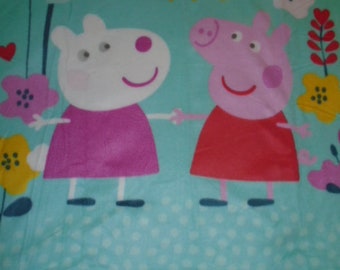 Peppa Pig Fleece - Etsy