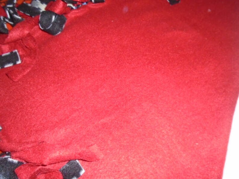 DC Comic's Spiderman Hand Tied Double Sided Fleece Rag | Etsy