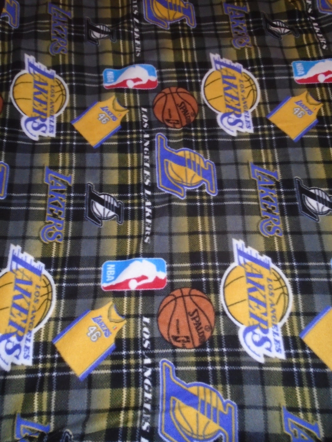 Los Angeles Lakers National Basketball Association Double Sided Hand ...