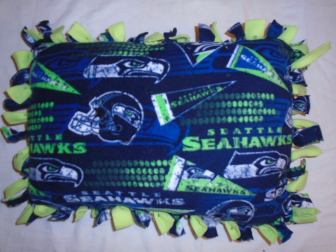 Seattle Seahawks NFL Football Team Soft Double Sided Hand Tied Fleece ...
