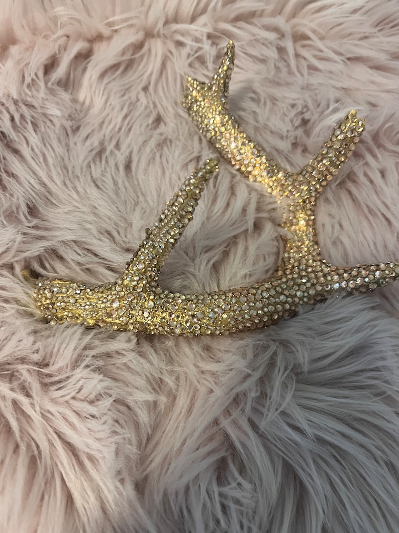 Deer Antler Authentic Bling Decor Country Decor Western - Etsy