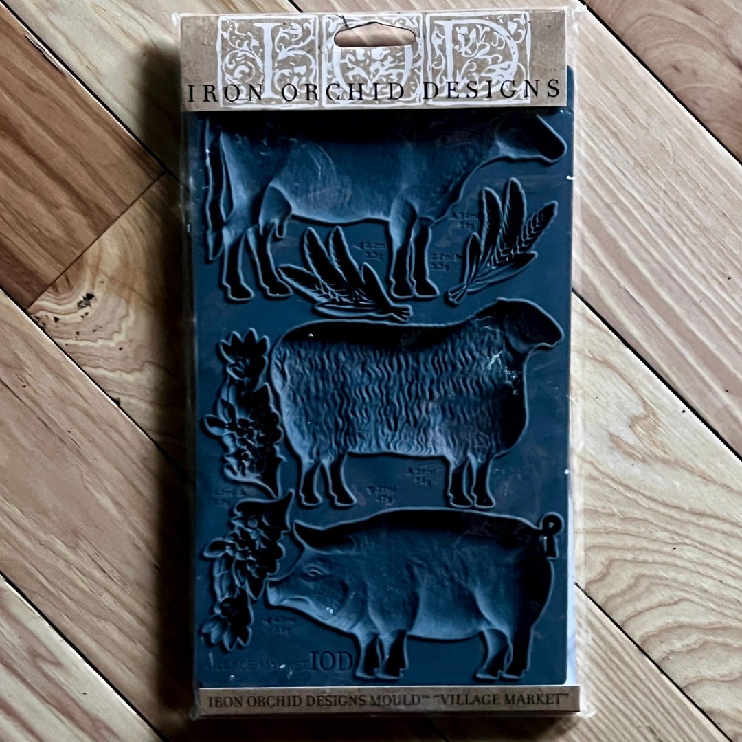 IOD Iron Orchid Design Craft Mould the Village Market - Etsy