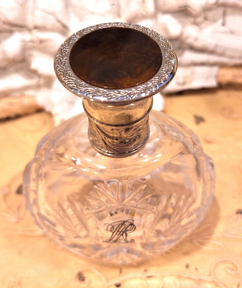 Vintage 1989 RALPH LAUREN Paris safari Perfume Bottle 2, Cut Glass ...