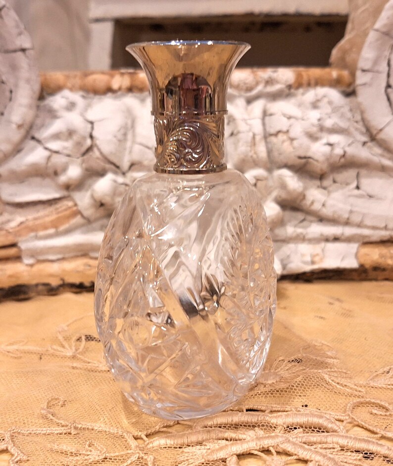 Vintage 1989 RALPH LAUREN Paris safari Perfume Bottle 2, Cut Glass ...