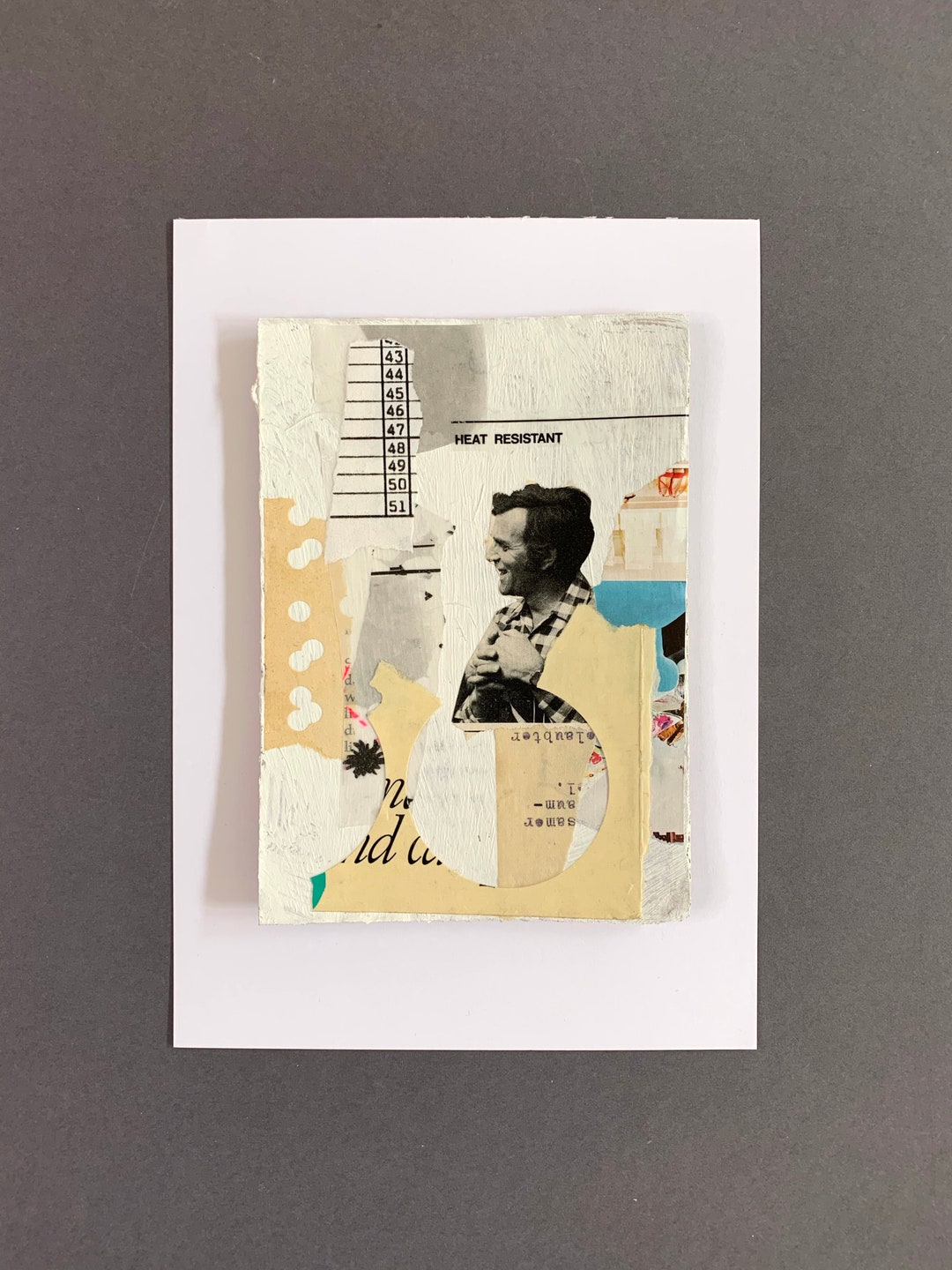 Analog Collage, Original ART Collage, Artwork, Paper Collage, Abstract ...