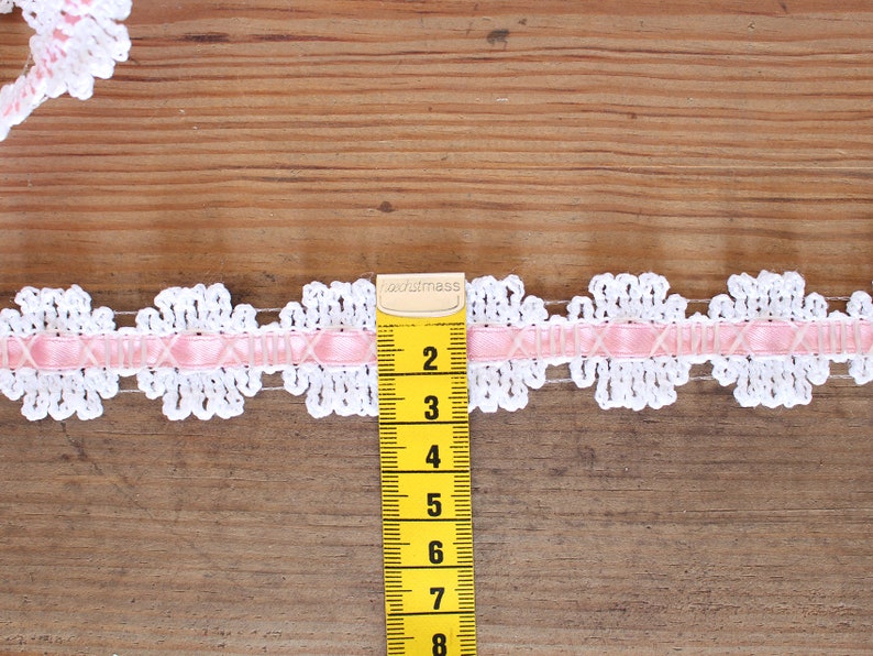 Vintage Borte in altrosé und weiß Zierborte Bordüre - Etsy.de
