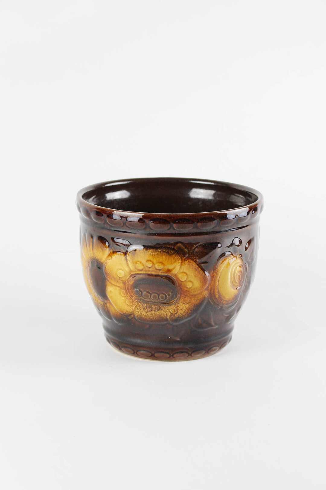 Mid Century Pot, Vintage Scheurich Flower Pot, Plant Pot, WGP, Ceramic ...