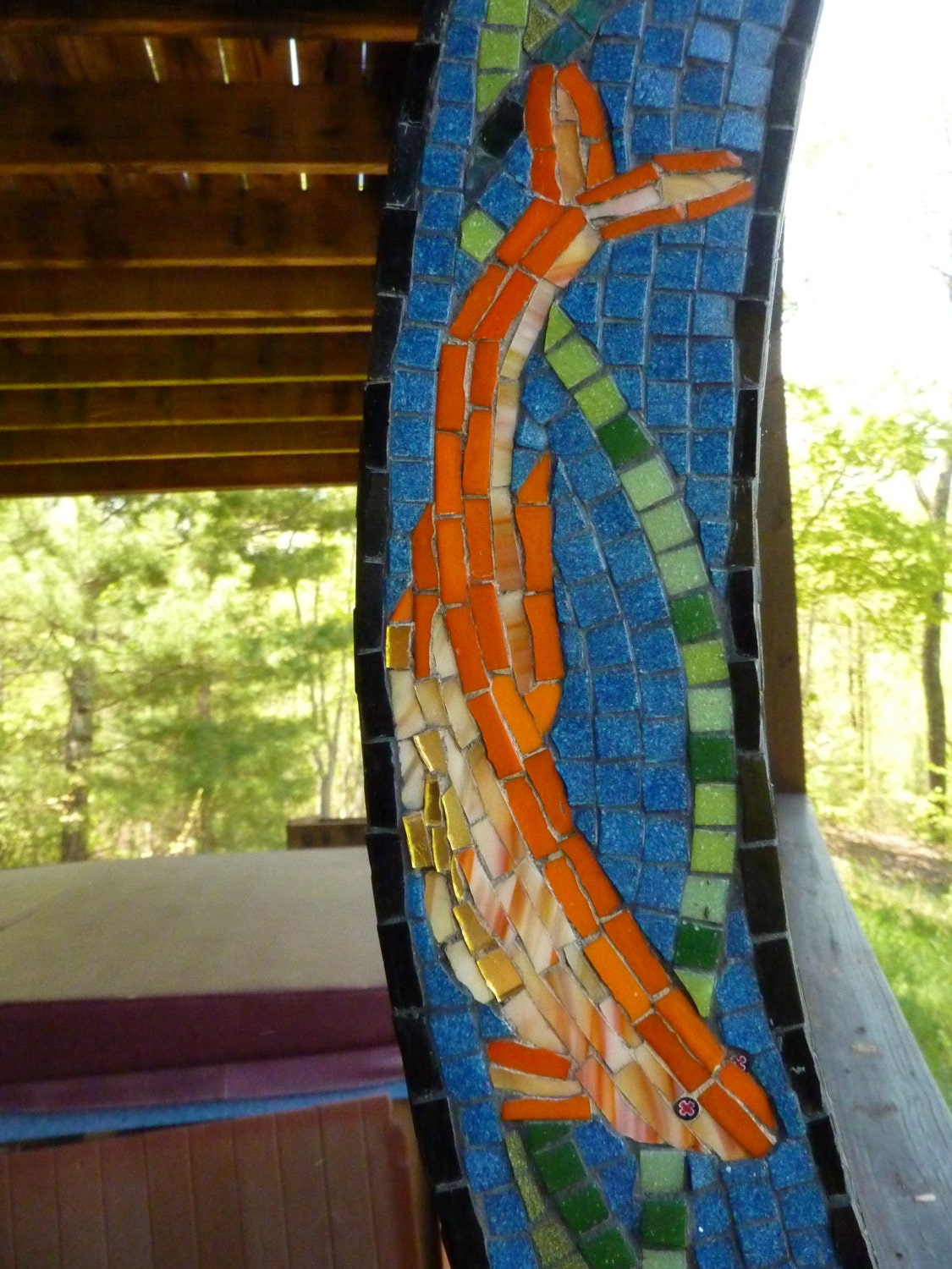 Oval Koi Fish Mirror - SOLD - Etsy