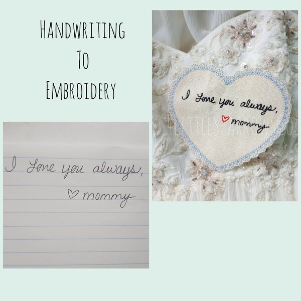 Signature Handkerchief Embroidery - Etsy