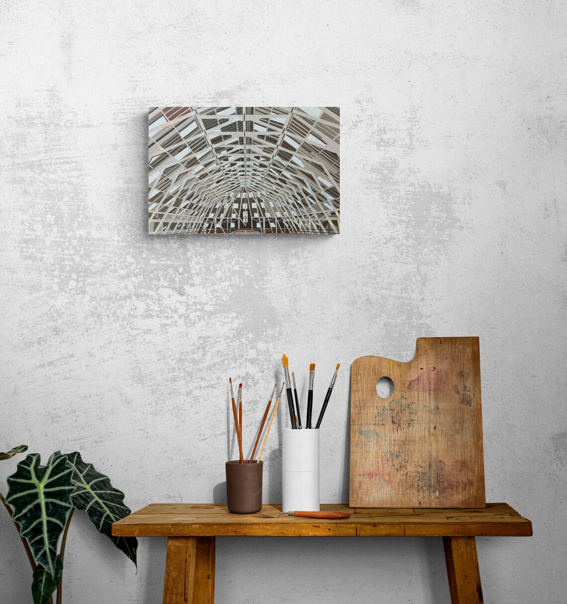 No. 3 Covered Slip, the Historic Dockyard Chatham, Oil Painting on ...