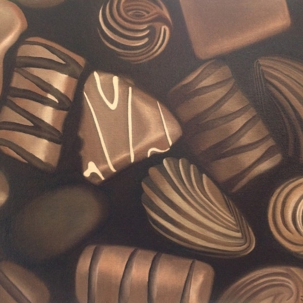 Chocolate Painting - Etsy