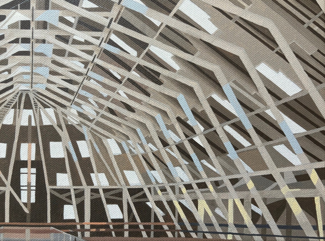 No. 3 Covered Slip, the Historic Dockyard Chatham, Oil Painting on ...