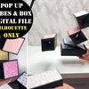 Pop up Cubes in a Box SVG Digital File for SILHOUETTE ONLY, Pop up ...