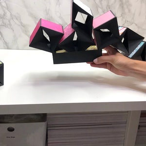 Pop up Cubes in a Box SVG Digital File for SILHOUETTE ONLY, Pop up ...