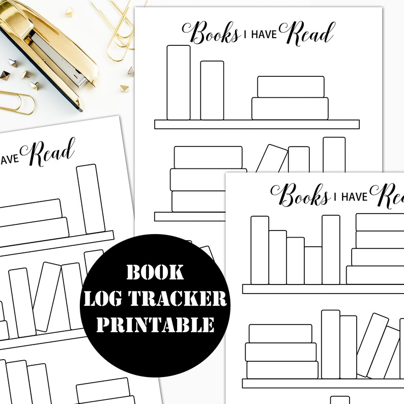 Book Log Book Tracker Insert Books to Read or Books I Read | Etsy