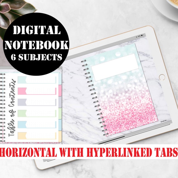 Digital Notebook Goodnotes Digital Journal Goodnotes | Etsy