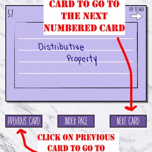 100 Digital Flash Cards, Digital Study Cards for Goodnotes, Digital ...