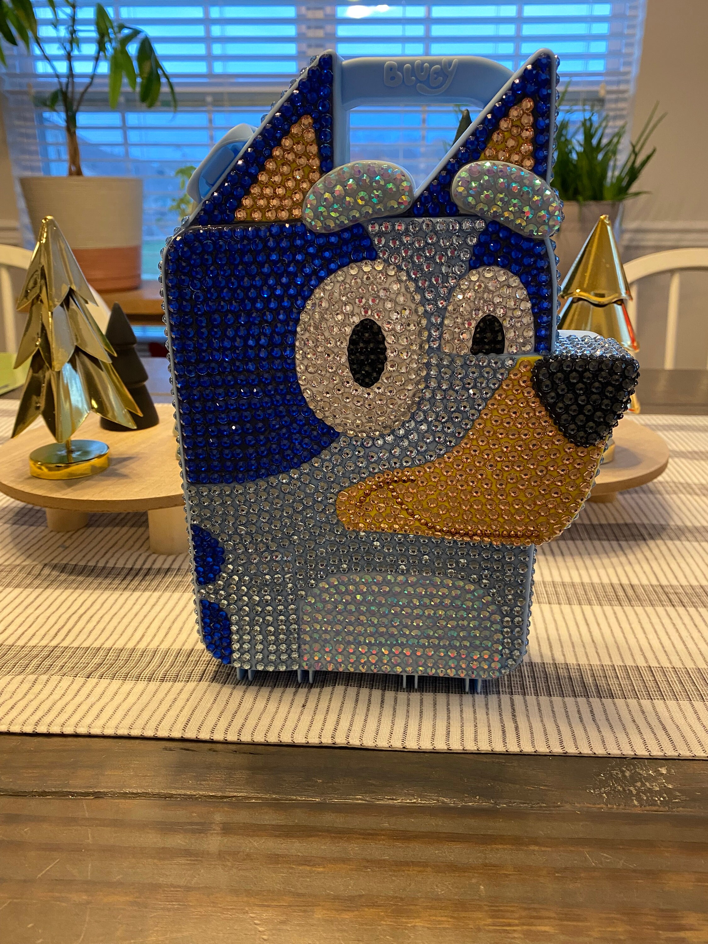 Disney Bluey Inspired Bling Crossbody Purse Bag - Etsy