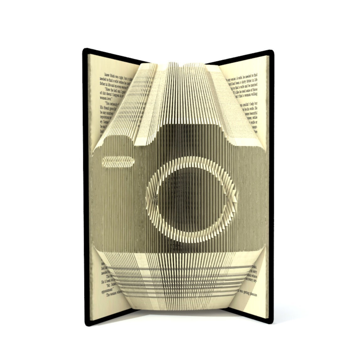 Book Folding Pattern - CAMERA - 184 Folds + Tutorial With Simple ...