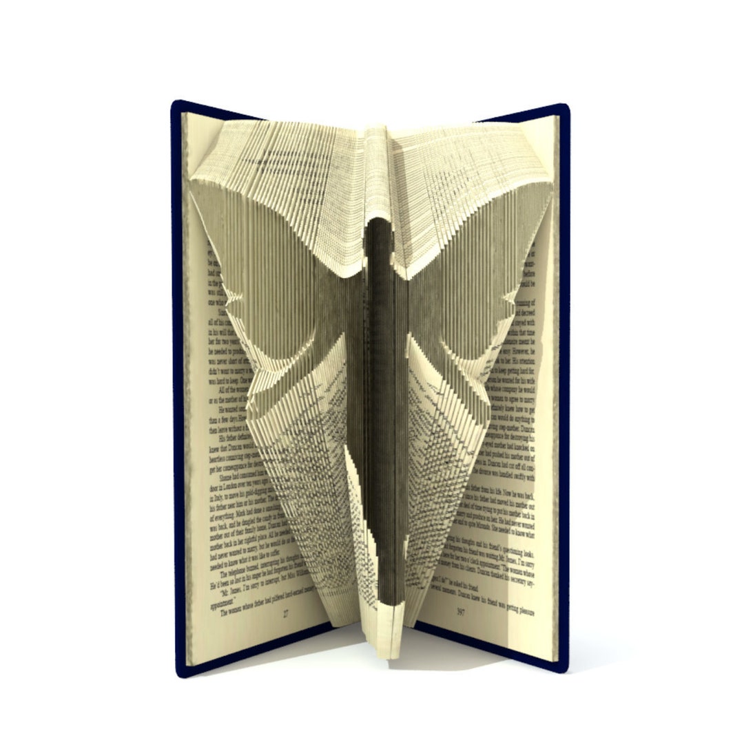 Book Folding Pattern - ANGEL - 199 Folds + Tutorial With Simple Pattern ...
