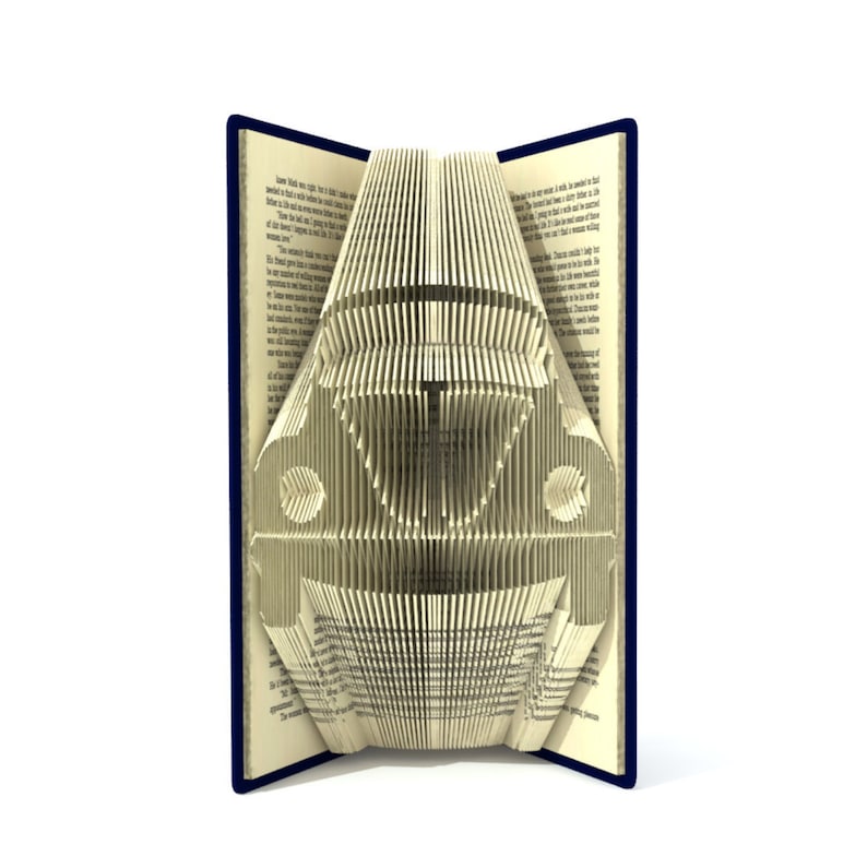 Book Folding Pattern - BEETLE CAR - 394 Pages + Tutorial With Simple ...