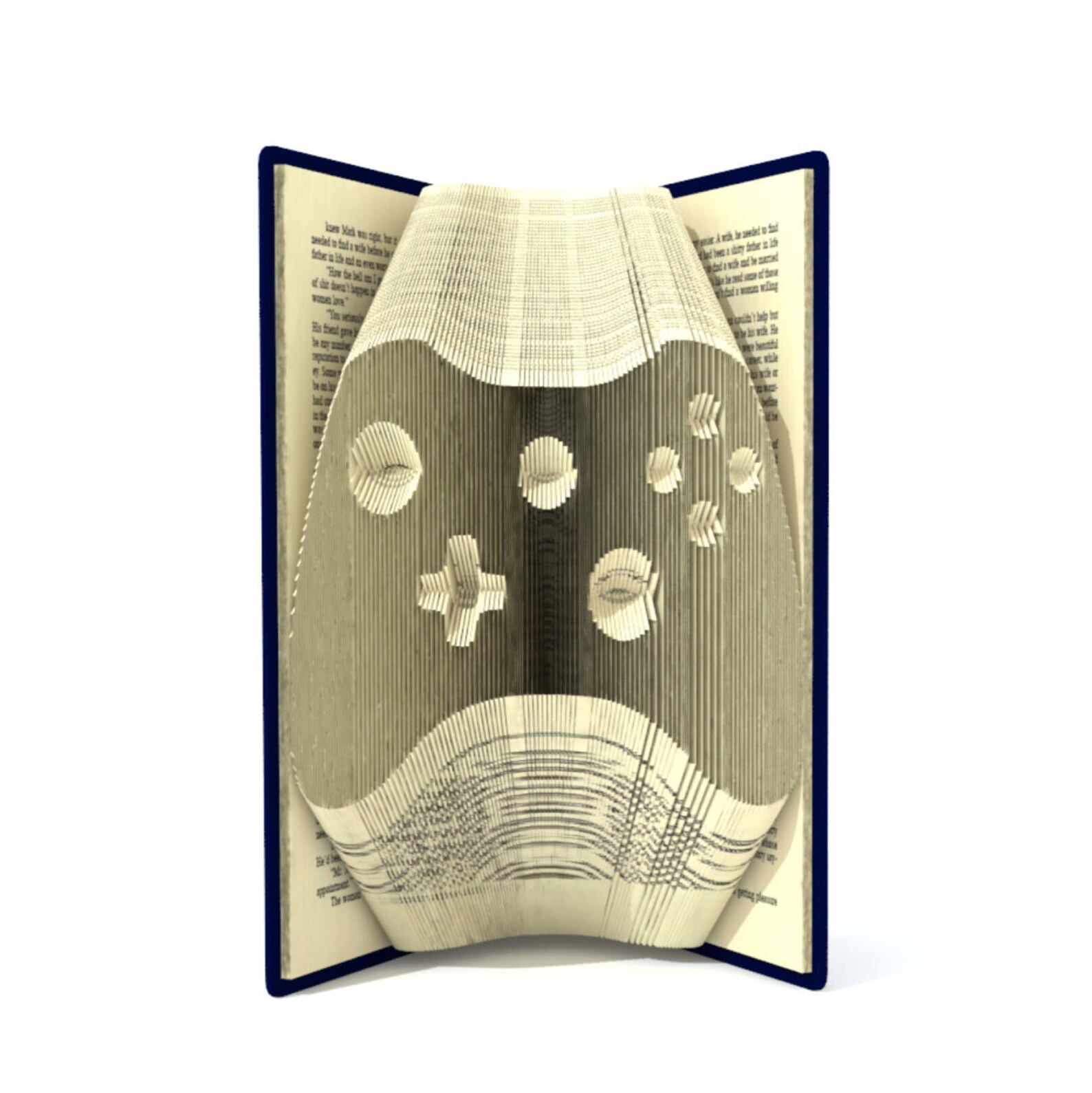 Book Folding Pattern - XBOX CONTROLLER - 225 Folds + Tutorial With ...