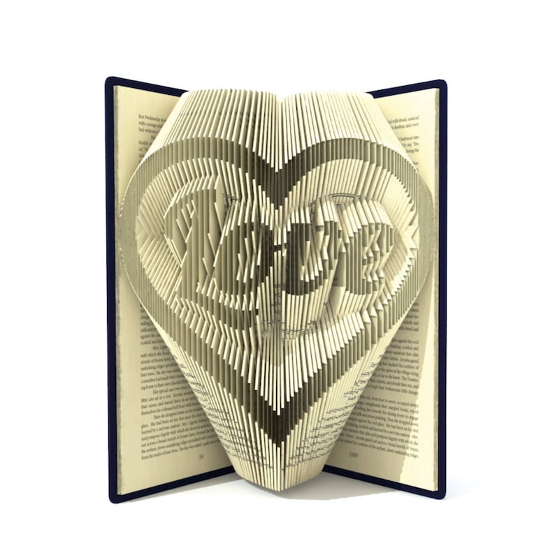 Book Folding Patterns - Love in a Heart - 488 Pages, + Tutorial With ...