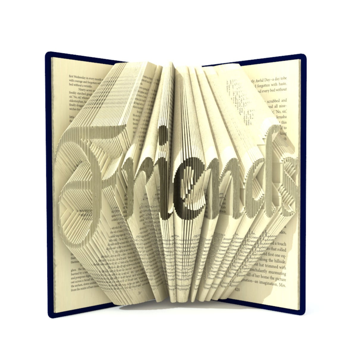 Book folding pattern FRIEND and FRIENDS 279 or 308 folds | Etsy