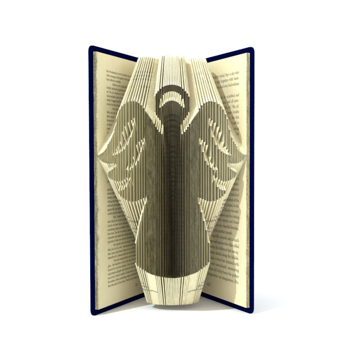 Book Folding Pattern - CHRISTMAS ANGEL - 366 Pages + Tutorial With ...