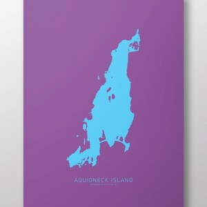 Aquidneck, Rhode Island, Newport, Portsmouth, Middletown 14" X 20 ...