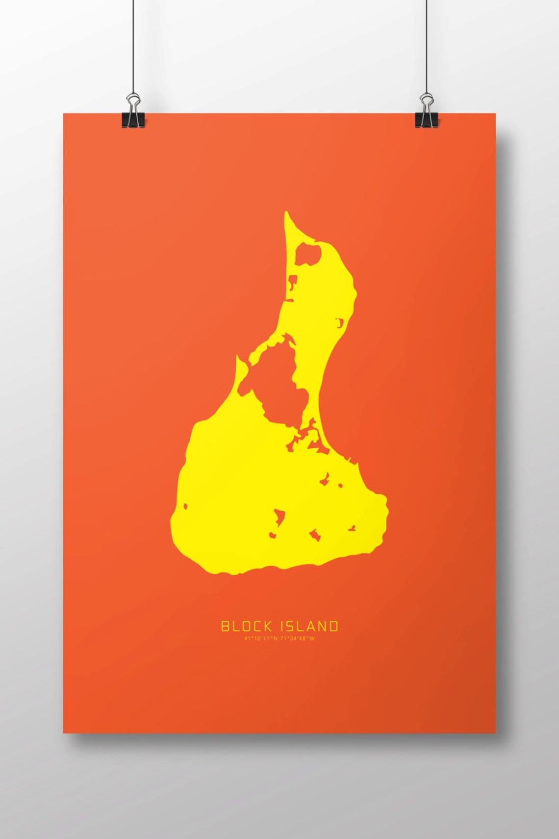 Block Island, Rhode Island 14" X 20" Print - Etsy