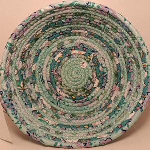 Rope Fabric Bowl Coiled Rope Basket Clothesline Basket Rag Basket Fiber ...