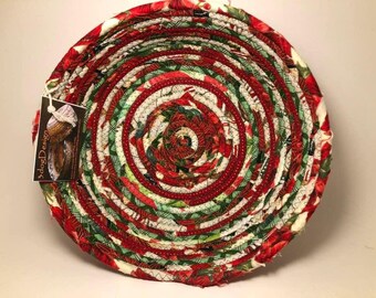 Rope Fabric Bowl Coiled Rope Basket Clothesline Basket - Etsy