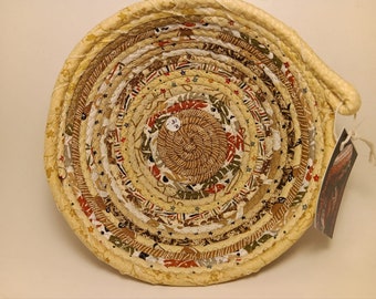 Rope Fabric Bowl Coiled Rope Basket Clothesline Basket Rag Basket Fiber ...