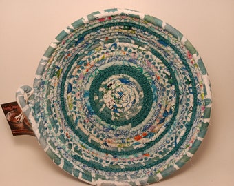 Rope Fabric Bowl Coiled Rope Basket Clothesline Basket Rag Basket Fiber ...