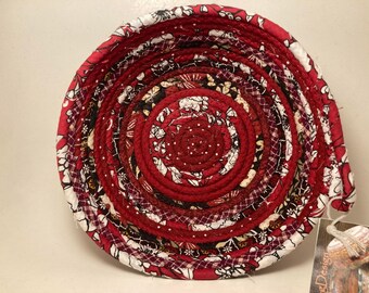 Rope Fabric Bowl Coiled Rope Basket Clothesline Basket Rag Basket Fiber ...