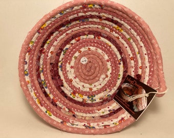 Rope Fabric Bowl Coiled Rope Basket Clothesline Basket Rag Basket Fiber ...