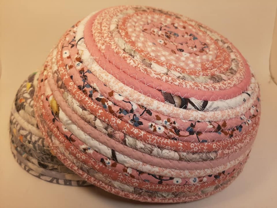 Rope Bowl Coiled Rope Basket Clothesline Basket Rag - Etsy