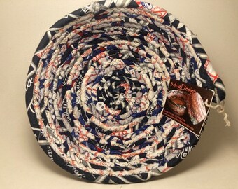 Rope Fabric Bowl Coiled Rope Basket Clothesline Basket Rag Basket Fiber ...