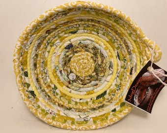 Rope Bowl Coiled Rope Basket Clothesline Basket Rag Basket Fiber - Etsy