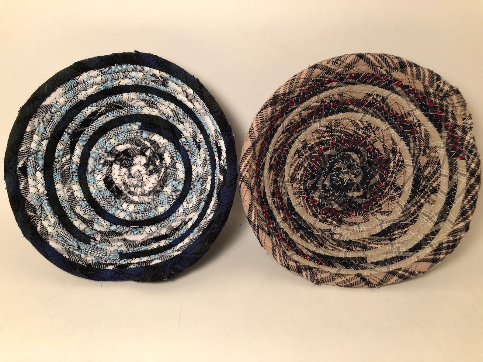 Memory Bowls Rope Fabric Bowl Coiled Rope Basket Clothesline Basket Rag ...