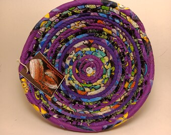 Rope Fabric Bowl Coiled Rope Basket Clothesline Basket Rag Basket Fiber ...