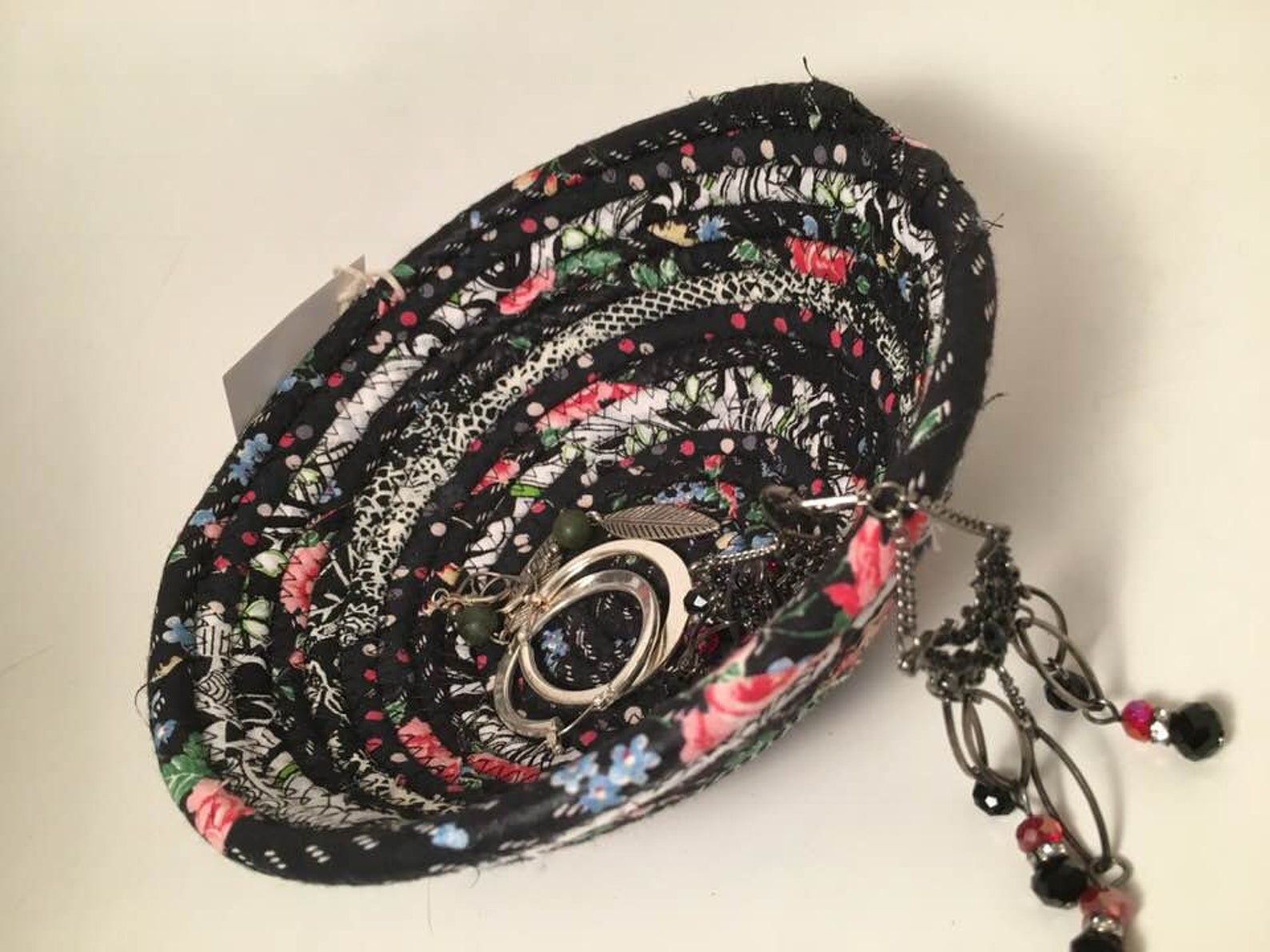 Small Rope Bowls Rope Fabric Bowl Coiled Rope Basket - Etsy